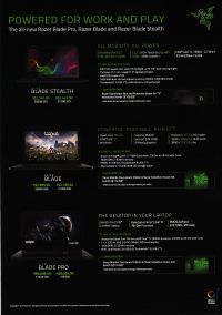 Razer Blade Brochures from COMEX SHOW 2017 Singapore on Tech Show ...