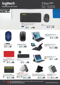 Logitech Keyboard Cases & Mice Brochures from IT Show 2017 Singapore on ...