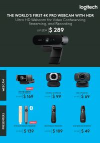 Logitech Webcams & Presenters Brochures from IT Show 2018 Singapore on ...