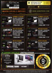 GameProSG - Pg 1 Brochures from SITEX 2018 Singapore on Tech Show Portal - HardwareZone.com.sg