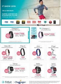 Fitbit Brochures from IT Show 2019 Singapore on Tech Show Portal ...