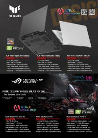ASUS TUF + ROG gaming notebooks brochures from HardwareZone's Tech Show ...