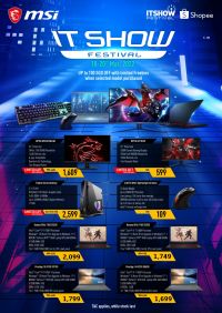 MSI brochures from HardwareZone's Tech Show Portal - HardwareZone.com.sg