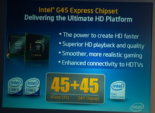 Intel Launches Series-4 Chipsets and G45 Imminent : Computex 2008 ...