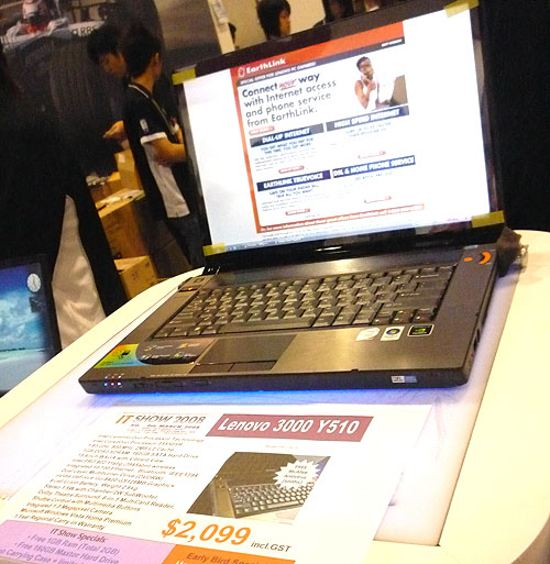 Lenovo, Linksys and MSI Booths : IT Show 2008 - The Complete Coverage ...