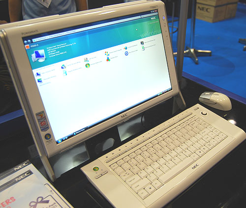 NEC's Booth : IT Show 2009 - Part 1 - HardwareZone.com.sg