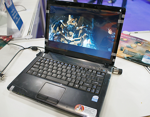 Axioo and Aztech Booths : PC Show 2009 - Part 1 - HardwareZone.com.sg