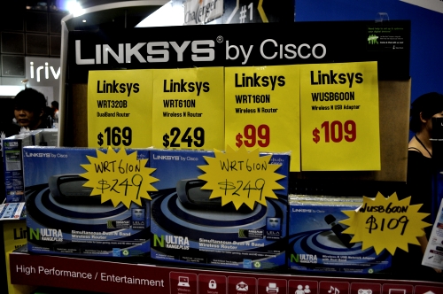 Linksys by Cisco's Booth : The Mega Comex 2009 Coverage - Part 2 ...