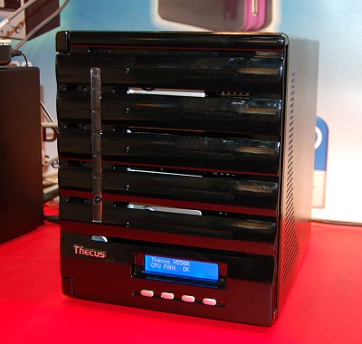Thecus' Booth : CeBIT 2009 - Part 3 - HardwareZone.com.sg