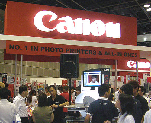 Canon's Booth : IT SHOW 2007 - The Full Coverage - HardwareZone.com.sg